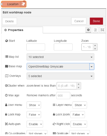 XPLR-IOT-1 Node-RED dashboard – u-blox Services